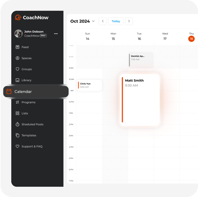 CoachNow for Coaches - CoachNow